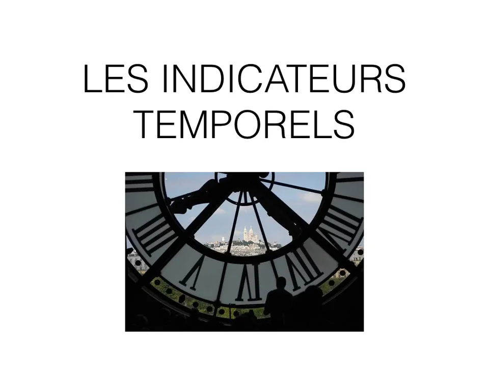 les indicateurs temporels on Vimeo