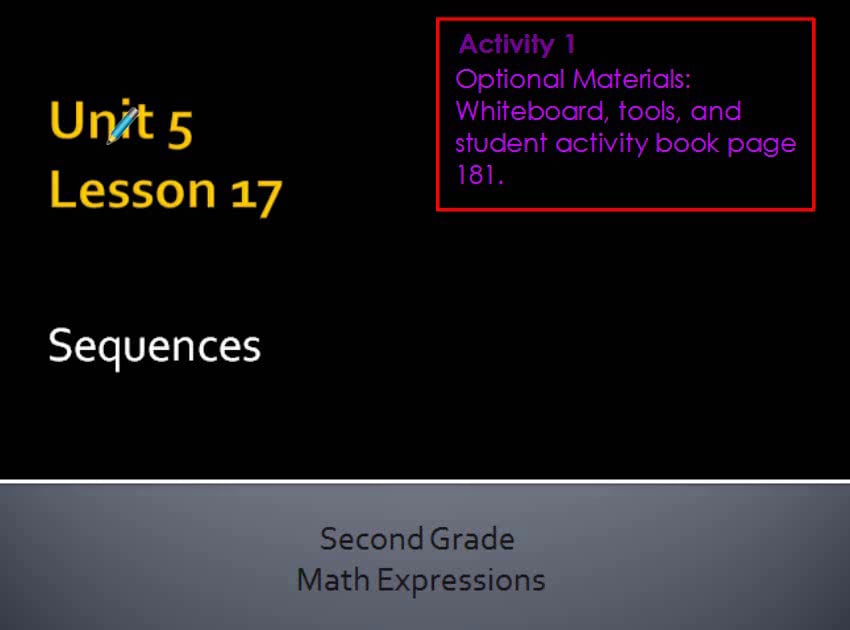 Unit 5 Lesson 17 on Vimeo