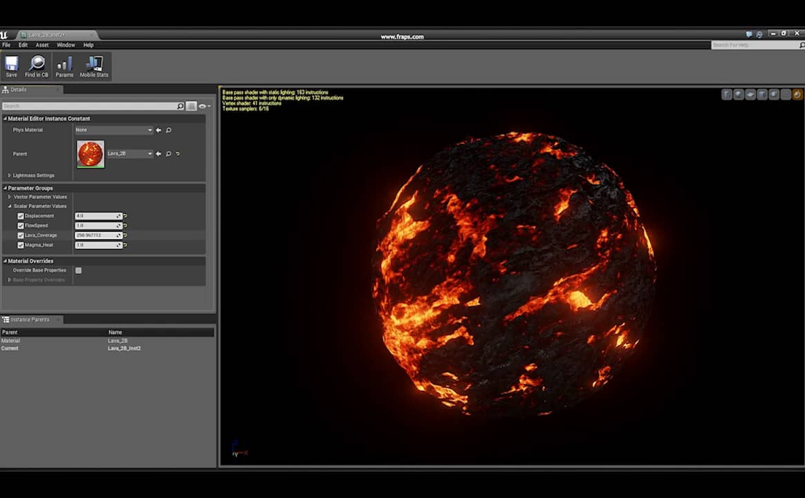 UE4 Lava/Magma Shader WIP on Vimeo