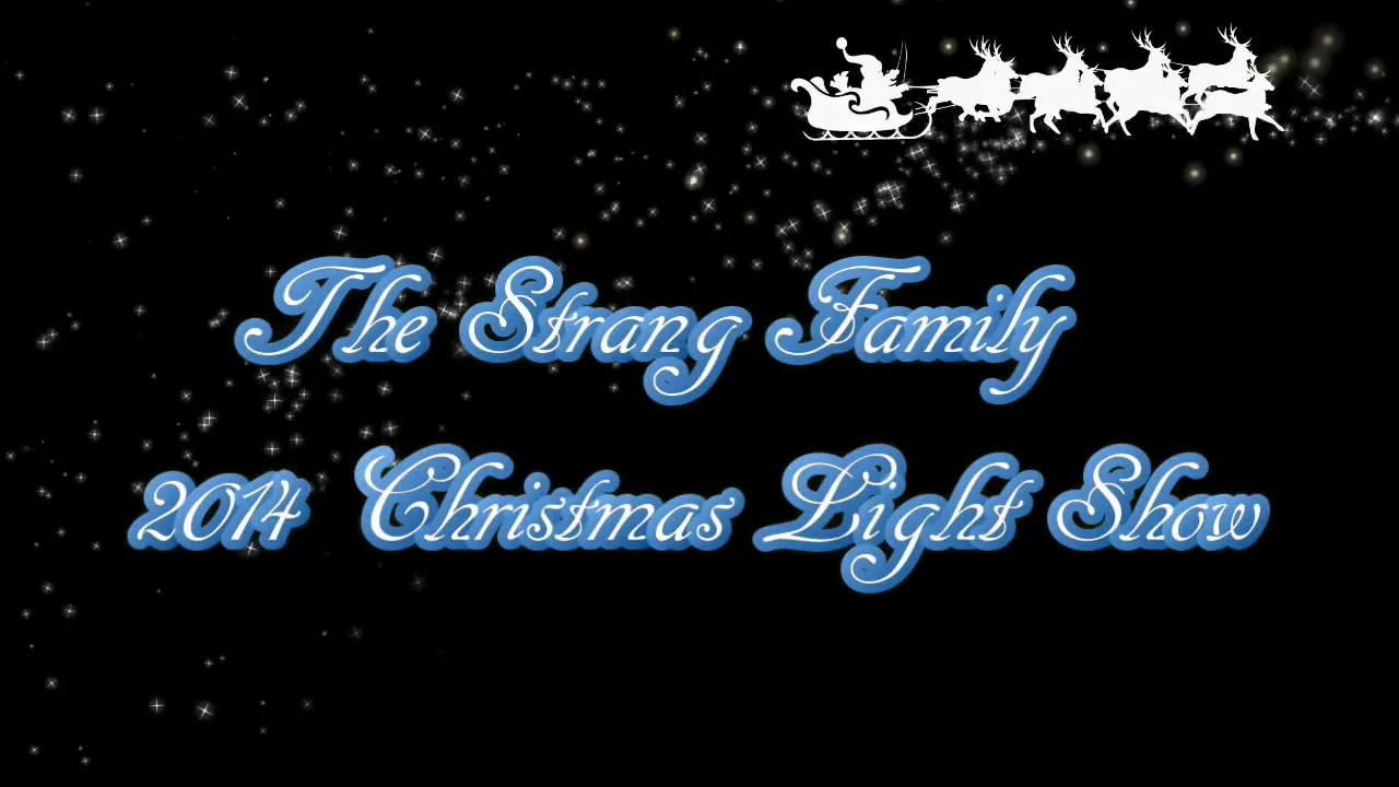 The Strang Family 2014 Christmas Light Show on Vimeo