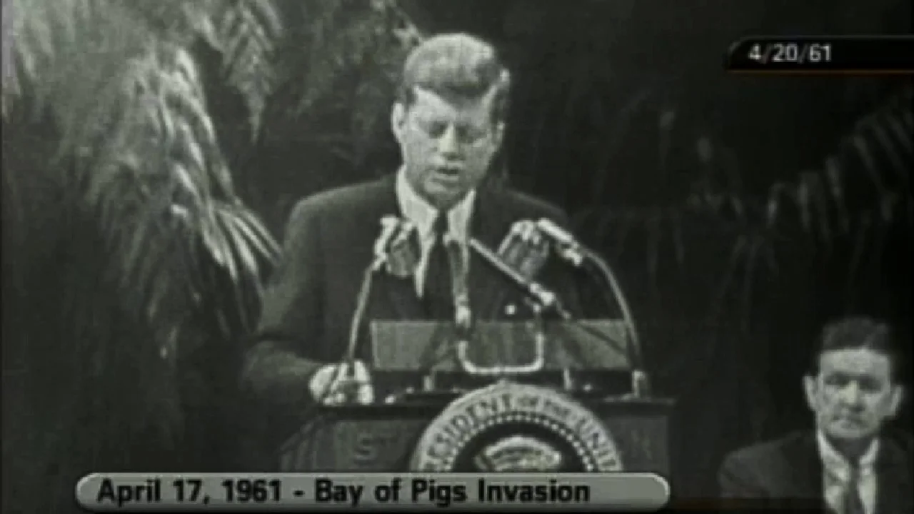 Kennedy's Post-Bay of Pigs Speech to Press