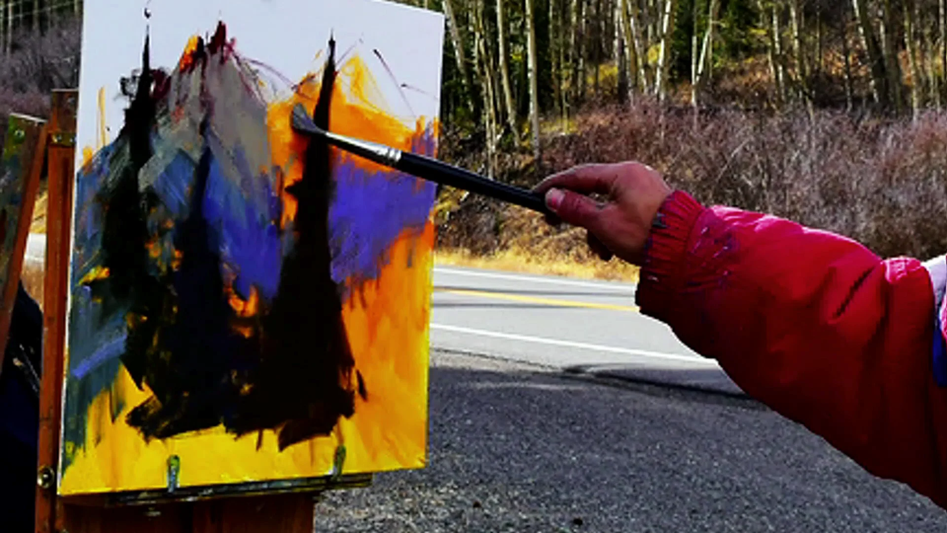 Terry Ouimet Oil Painting In Colorado on Vimeo
