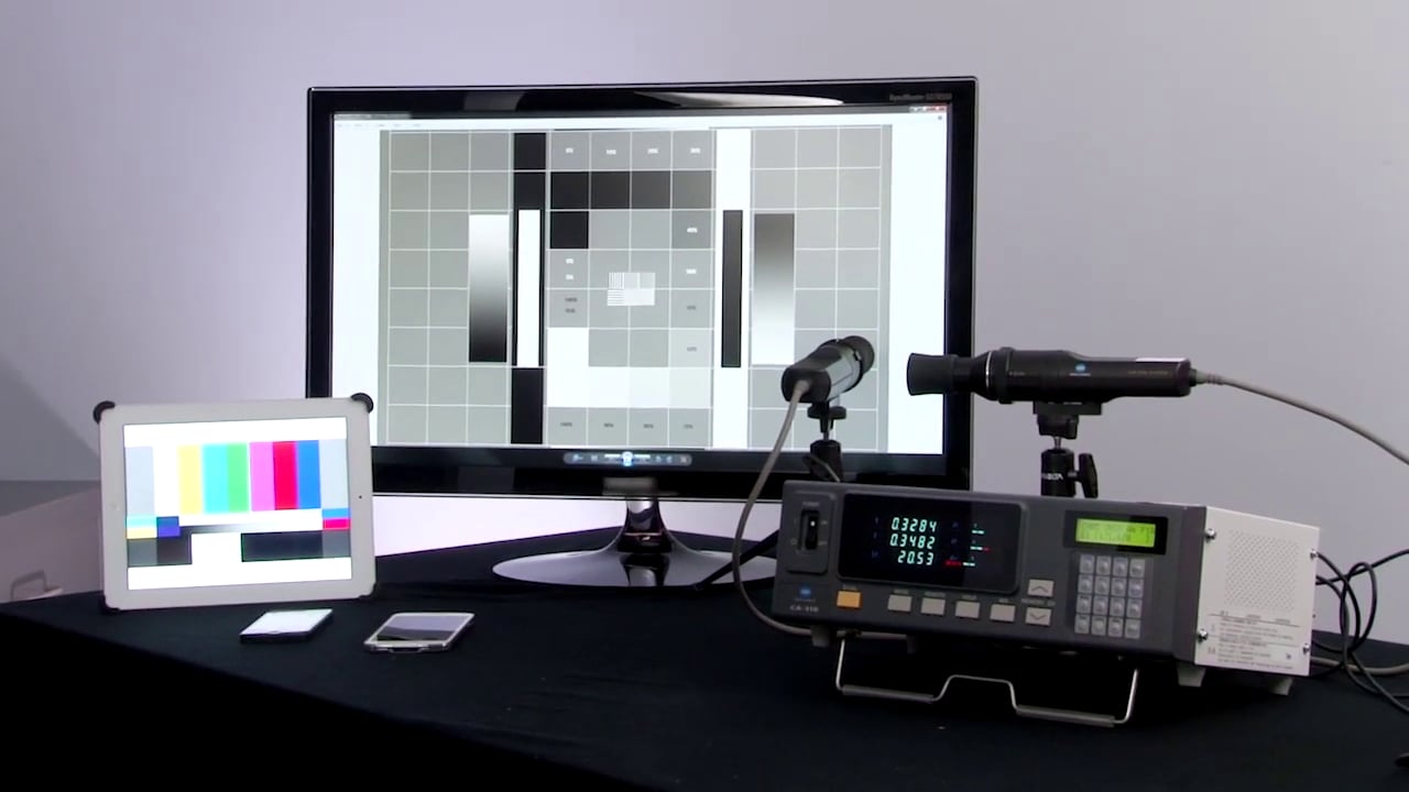 Measure High Performance Displays with CA-310 Display Color Analyzer ...