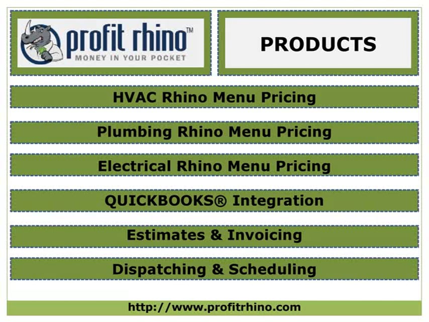 HVAC Flat Rate Price Book - ProfitRhino on Vimeo