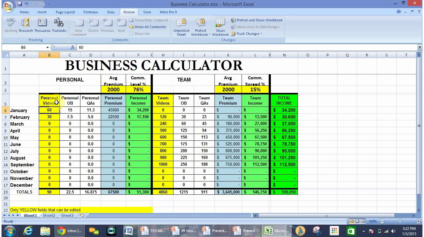 Business Calculator on Vimeo