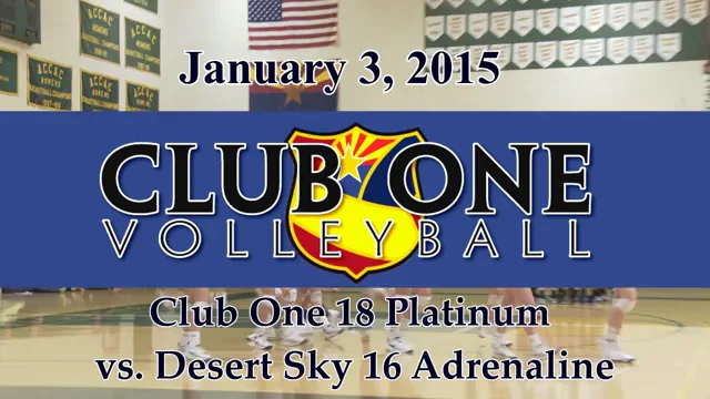 Club One 18 Platinum, January 3, 2015, vs. AZ Sky Stratus on Vimeo