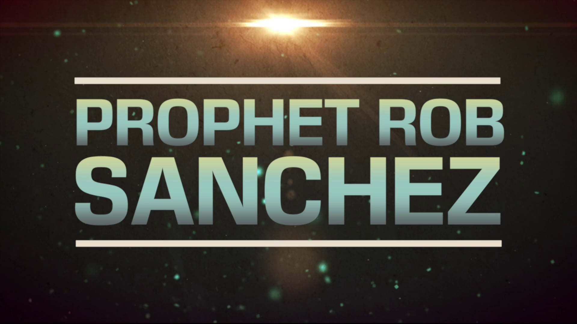 Prophet Rob Sanchez on Vimeo