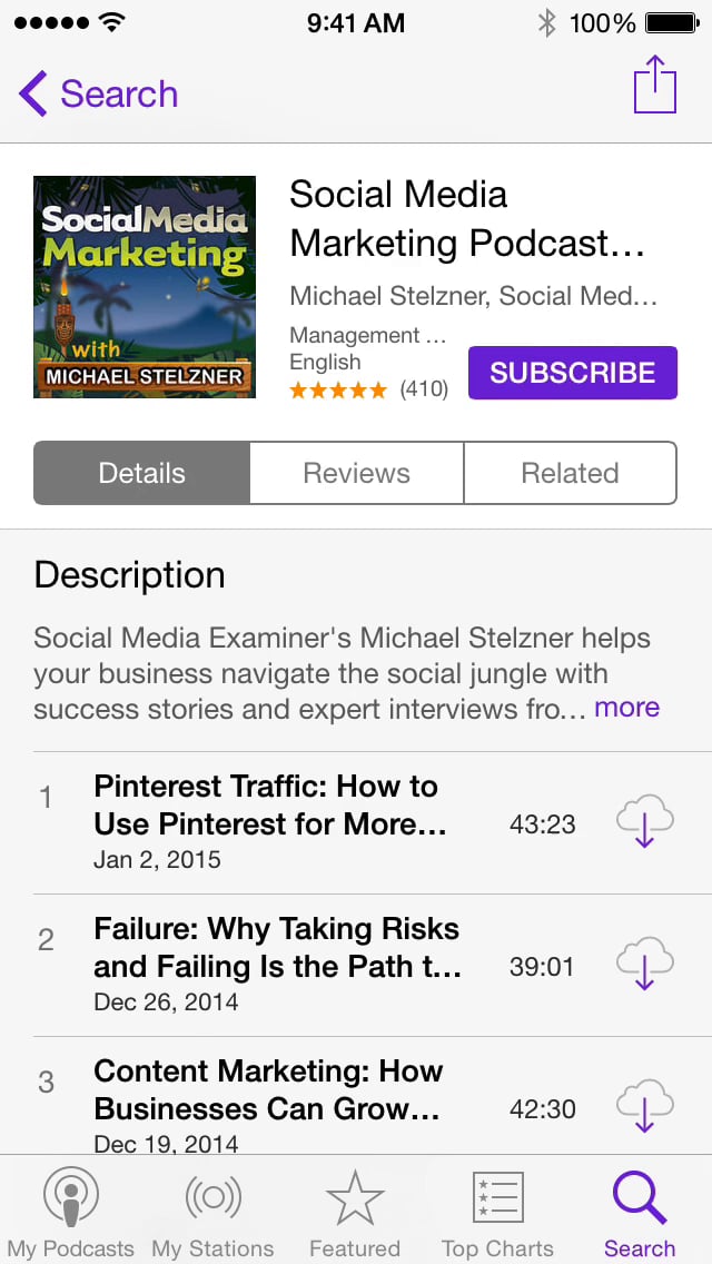 How to Subscribe to a Podcast: iOS, iPhone - Social Media Examiner