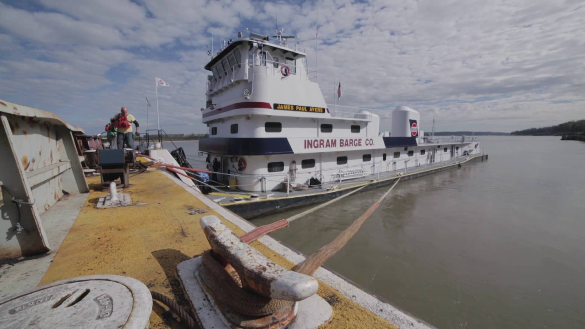 Ingram Barge Company: A Day in the Life of a Vessel Crew on Vimeo
