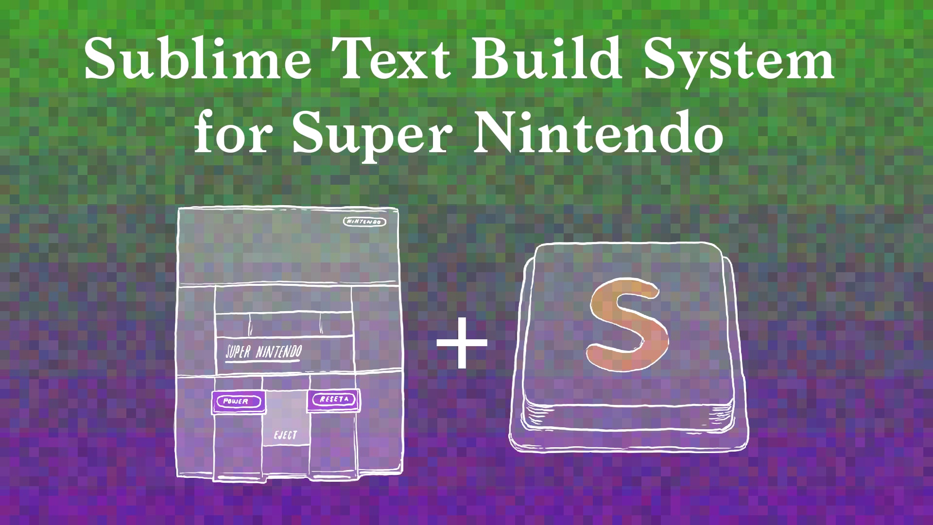 Sublime Text Build System for Super Nintendo on Vimeo