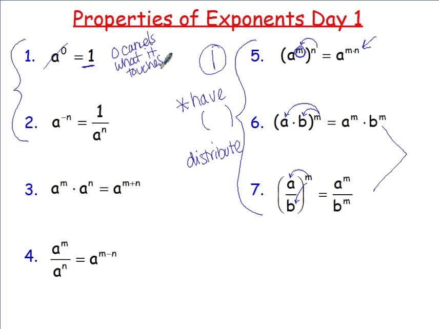 Properties of Exponents Day 1 on Vimeo