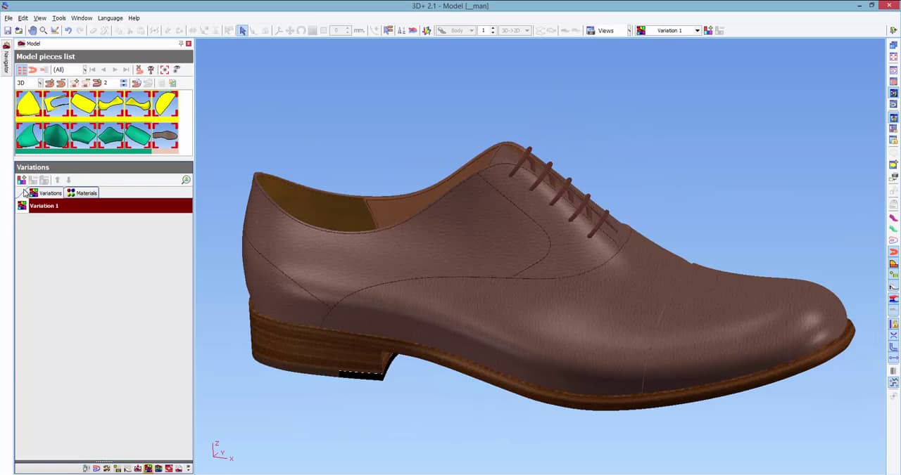 icad3D+ - Shoe Design software (men classic) on Vimeo