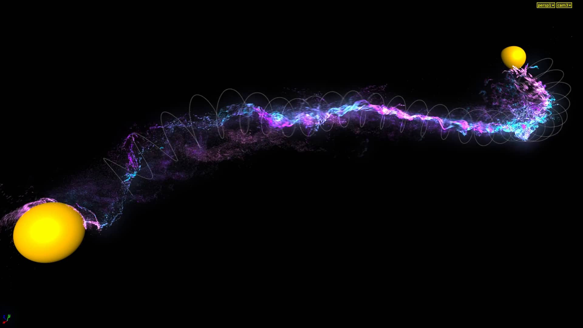 Houdini Particles & Custom Velocity with VDB on Vimeo