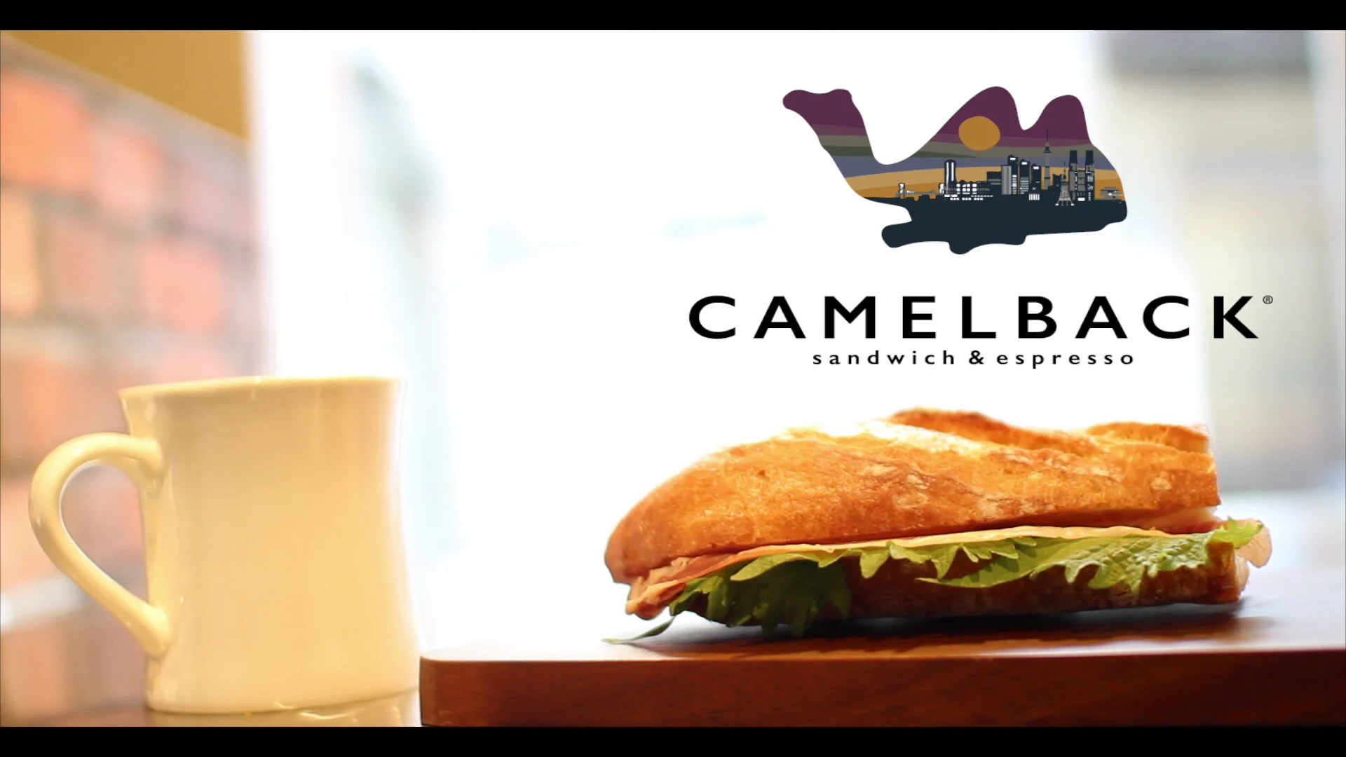 Nice to meet you. We are "CAMELBACK sandwich&espresso" on Vimeo
