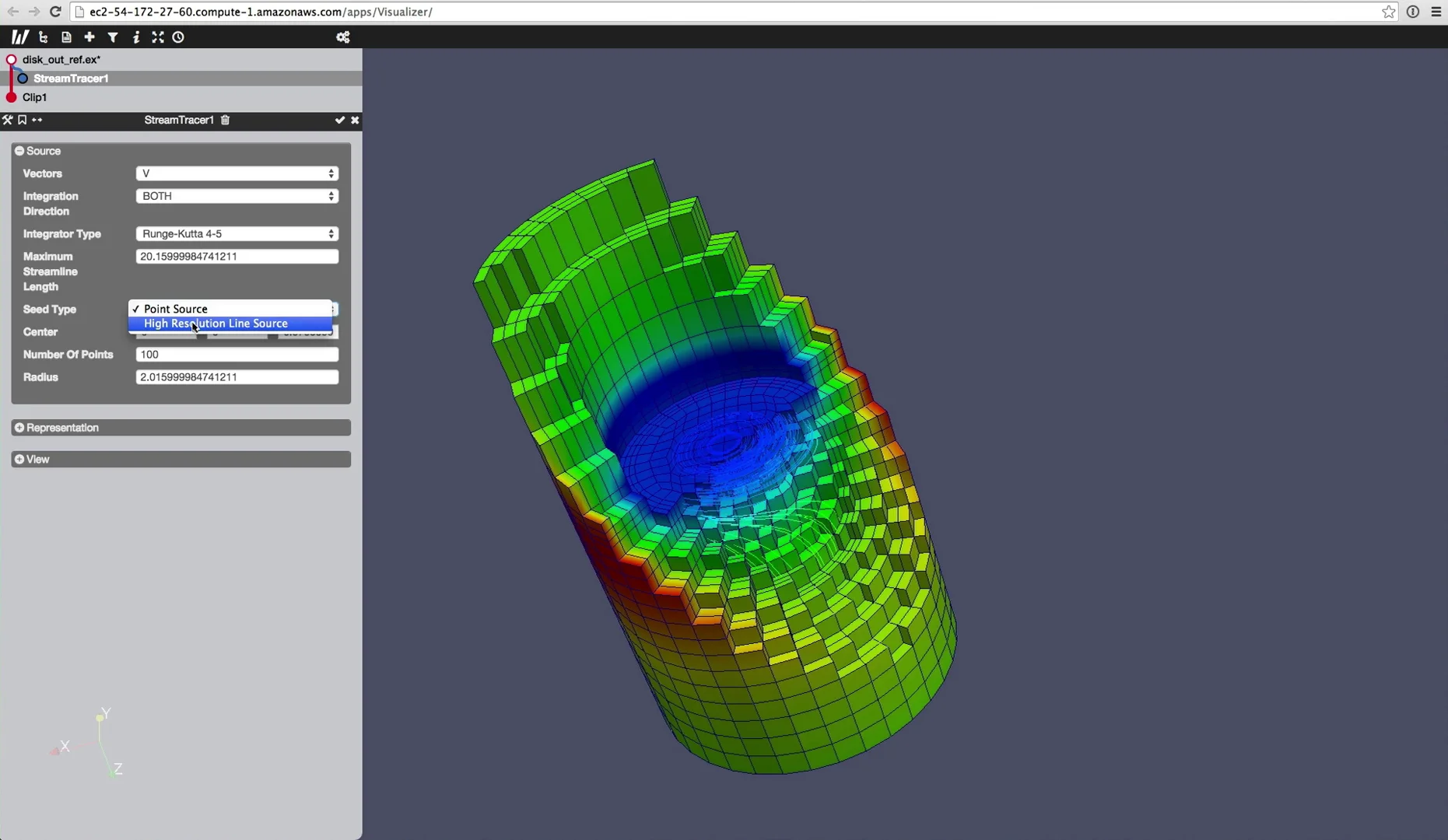 ParaViewWeb Visualizer - Quick start on Vimeo
