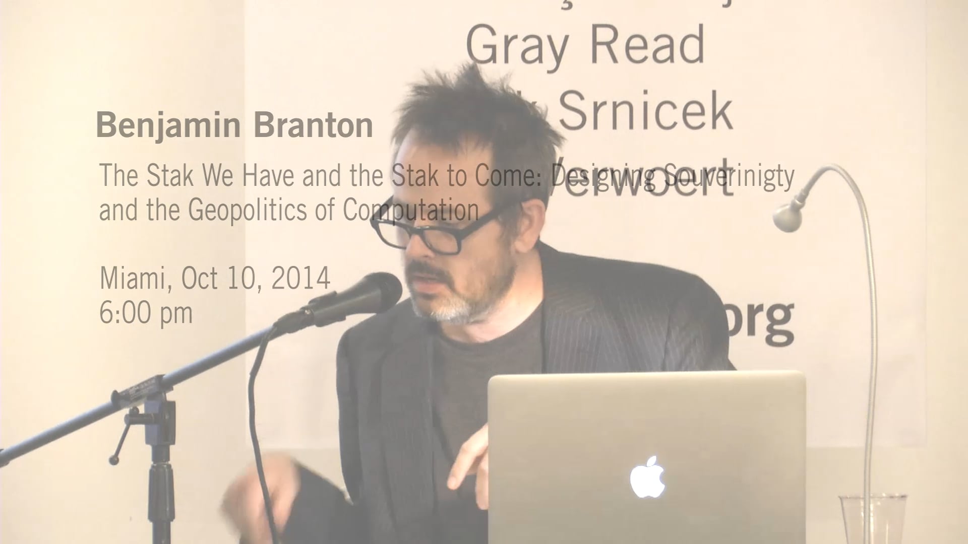 Benjamin Bratton /// The Stack We Have and The Stack To Come: Designing ...