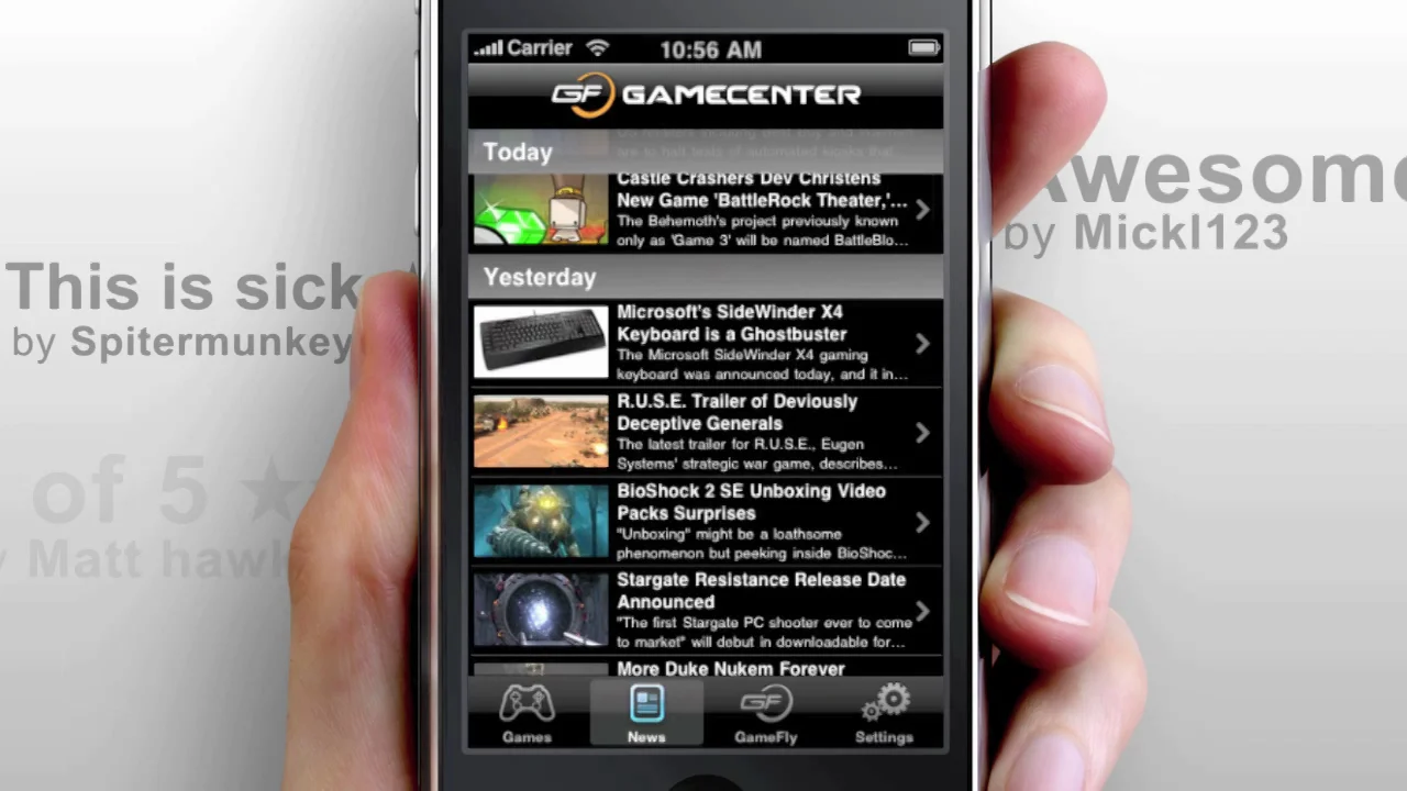 GameFly App TVC on Vimeo