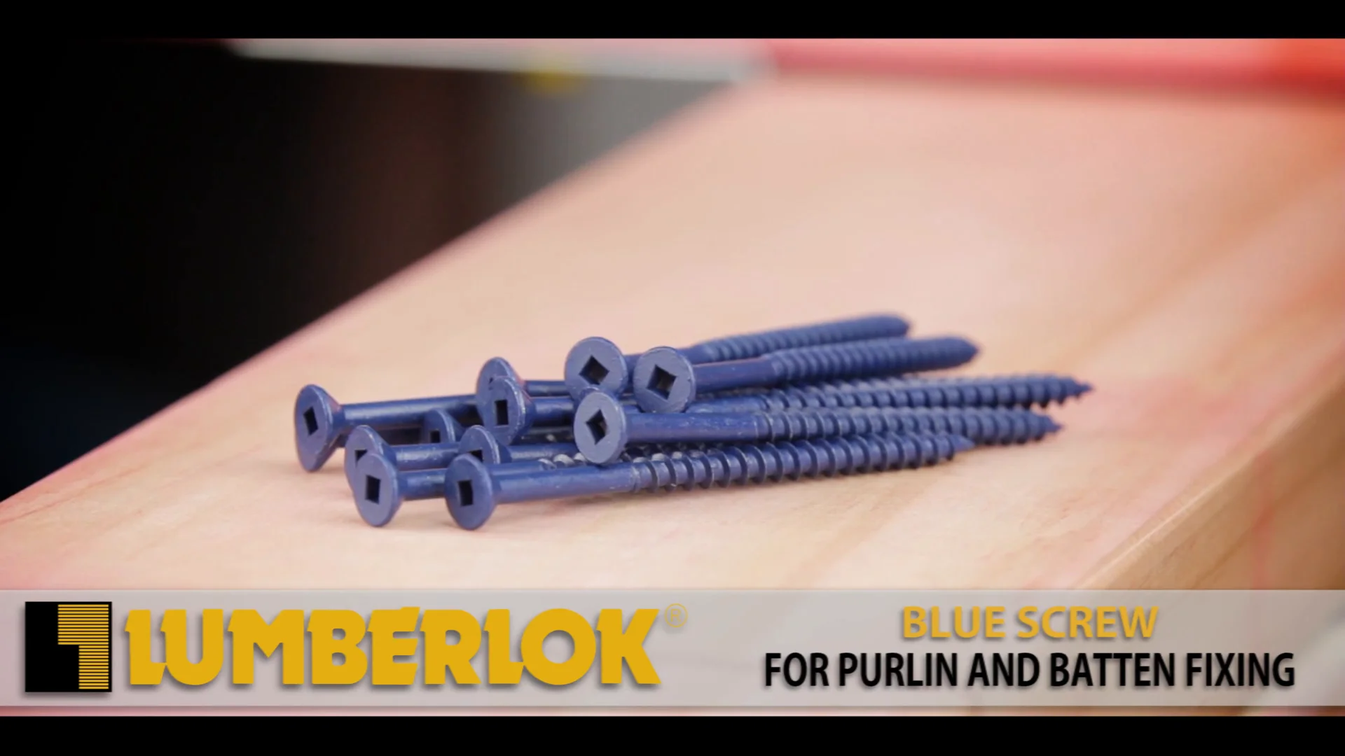 LUMBERLOK Blue Screw for Purlin & Batten Fixing
