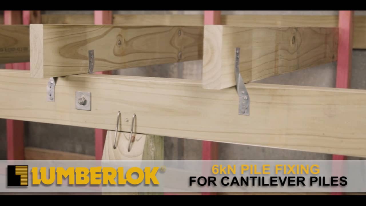 LUMBERLOK 6kN Pile Fixing for Cantilever Piles on Vimeo