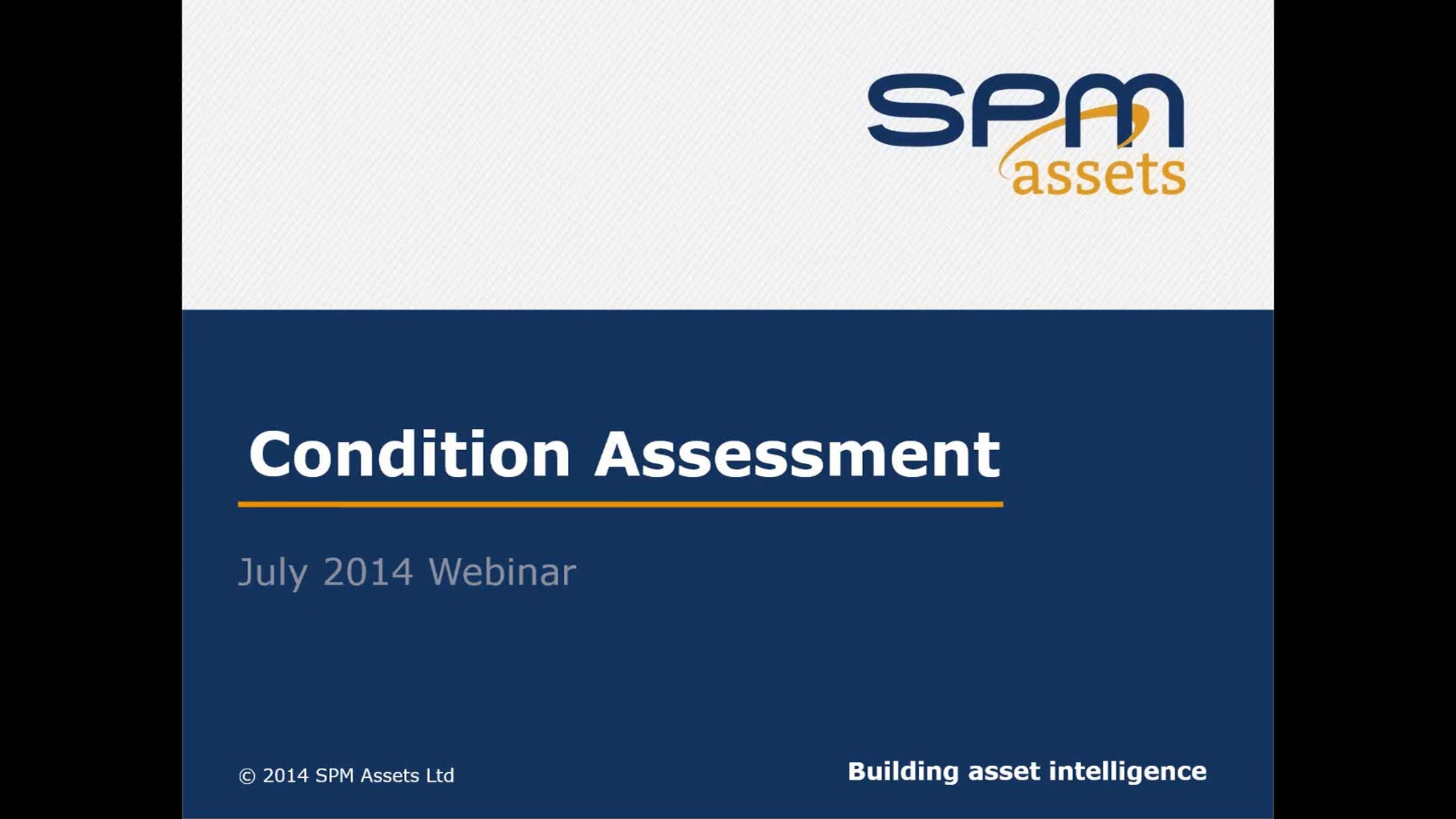 SPM Assets Condition Assessment