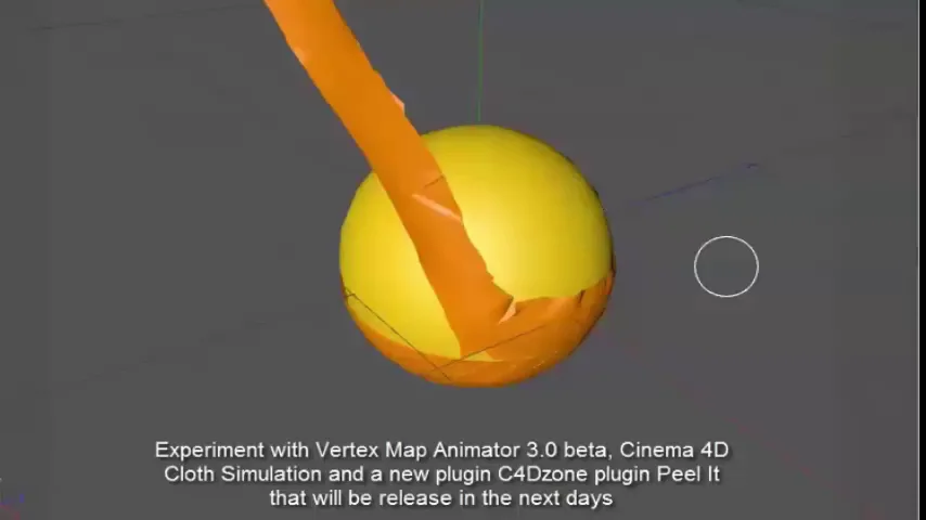 Lab Experiment with C4Dzone plugin Vertex Map Animator and Peel it on Vimeo