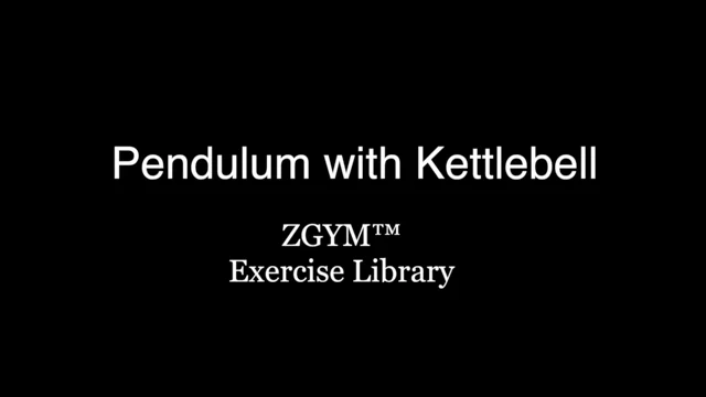 Pendulum Swing Cardio Exercise