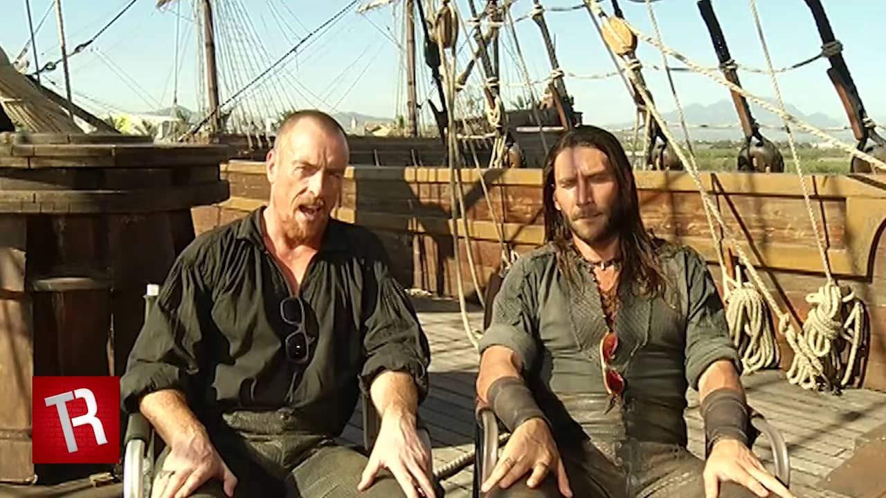 'Black Sails' Stars Capt. Flint & Vain Get Ready for Season 2 (Video ...