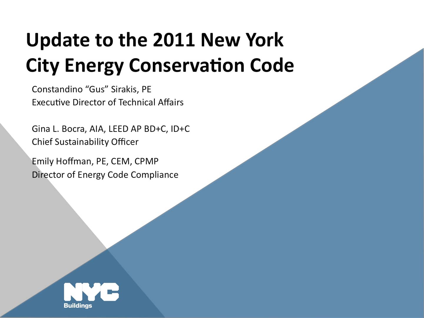 Update to the 2011 New York City Energy Conservation Code - 1.12.15 on ...