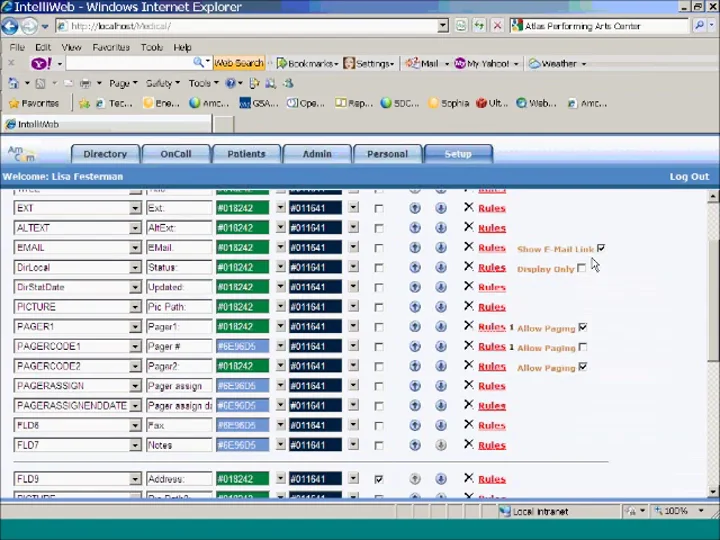 IntelliSuite 6.0 IntelliWeb Session 04 Setup Tab