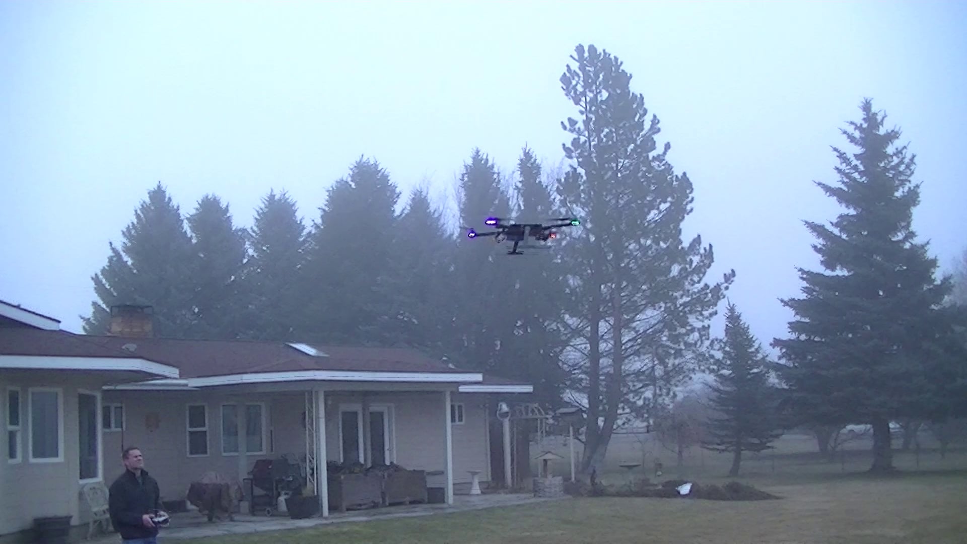 Research Multirotor UAV Test Flight in the Fog on Vimeo