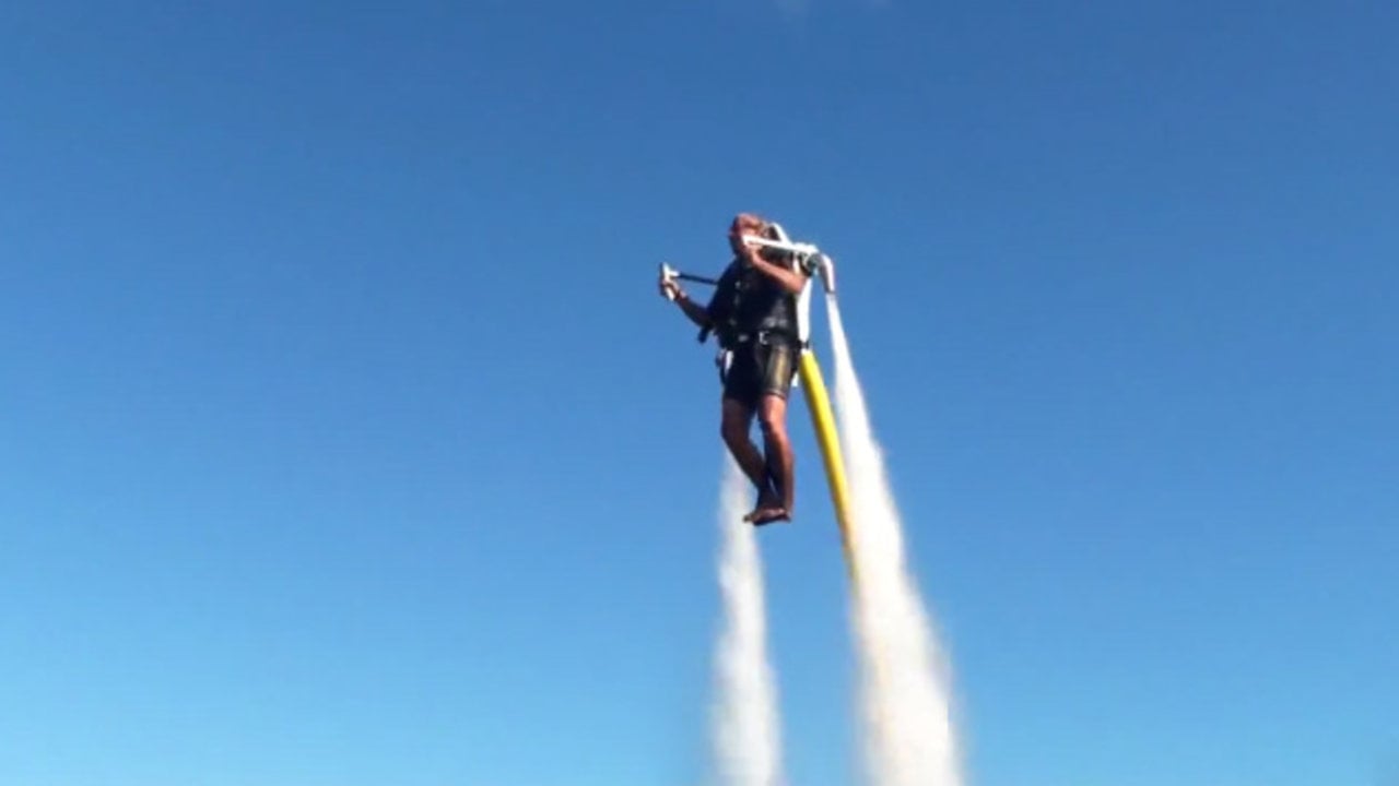 Water Powered Jet Pack on Vimeo