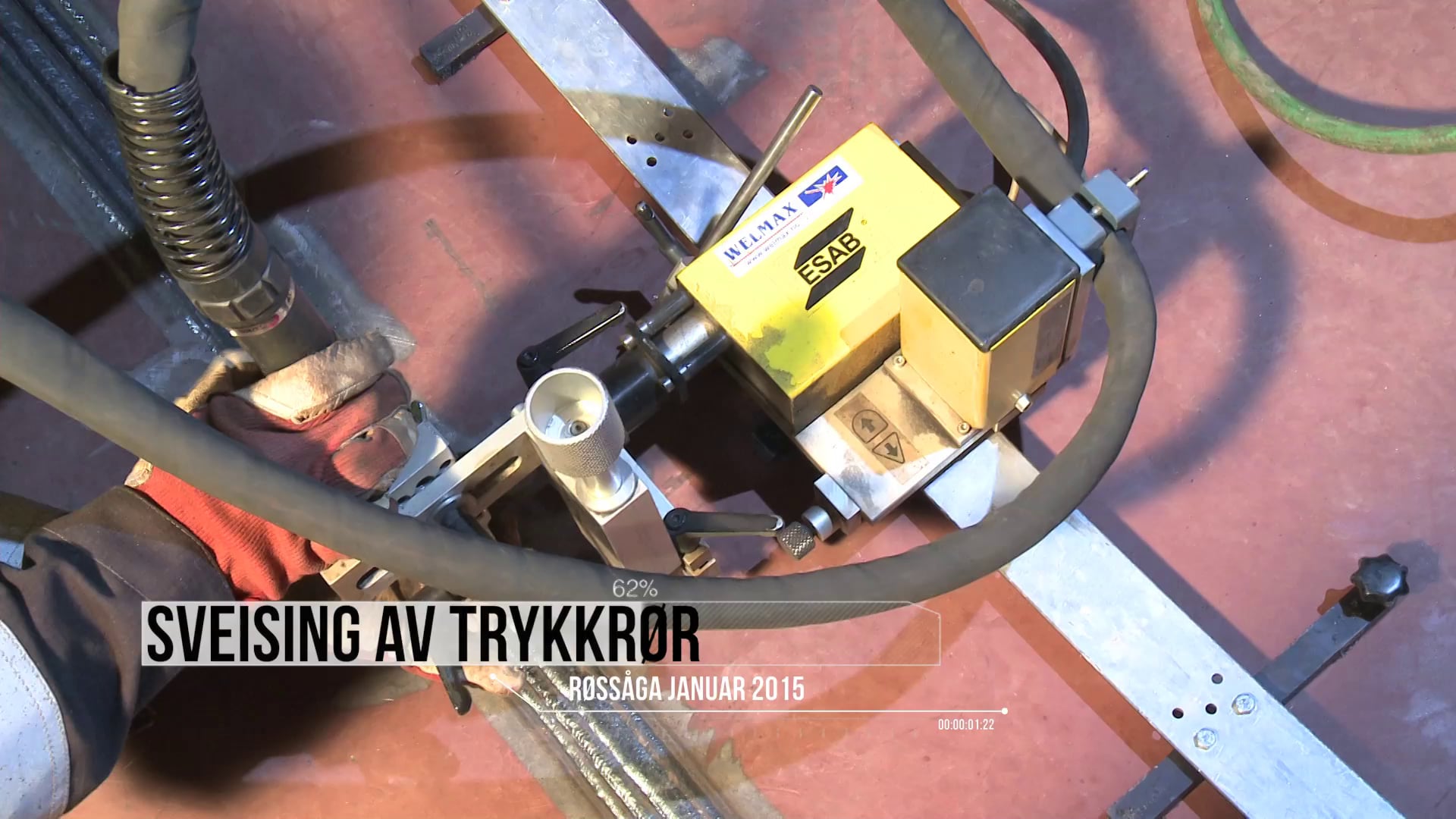 Sveising av trykkrør jan 2015 v1 on Vimeo