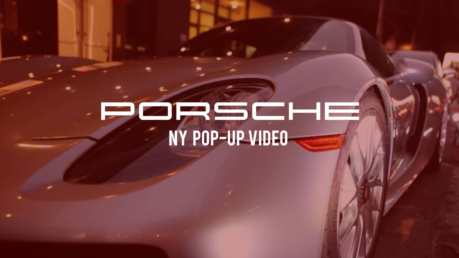 Porsche Pop-Up Store // NYC on Vimeo