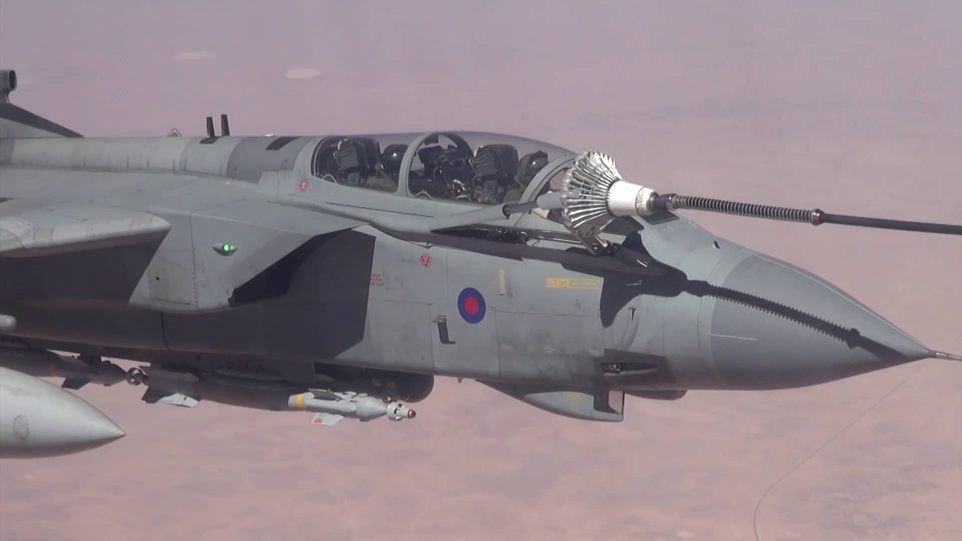 RAF Tornado GR4 In-Flight Refuelling During Operation Shader on Vimeo