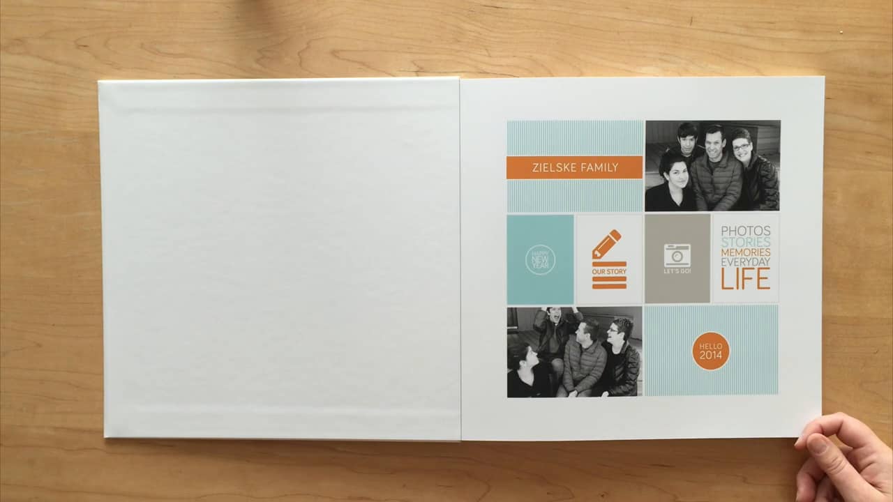 A video walk through of my Project Life album printed by AdoramaPix.com ...
