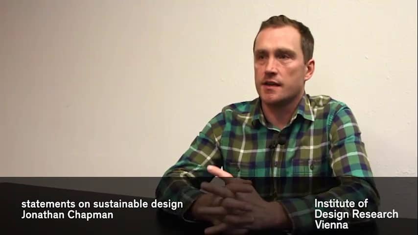 Jonathan Chapman - Emotionally Durable Design on Vimeo