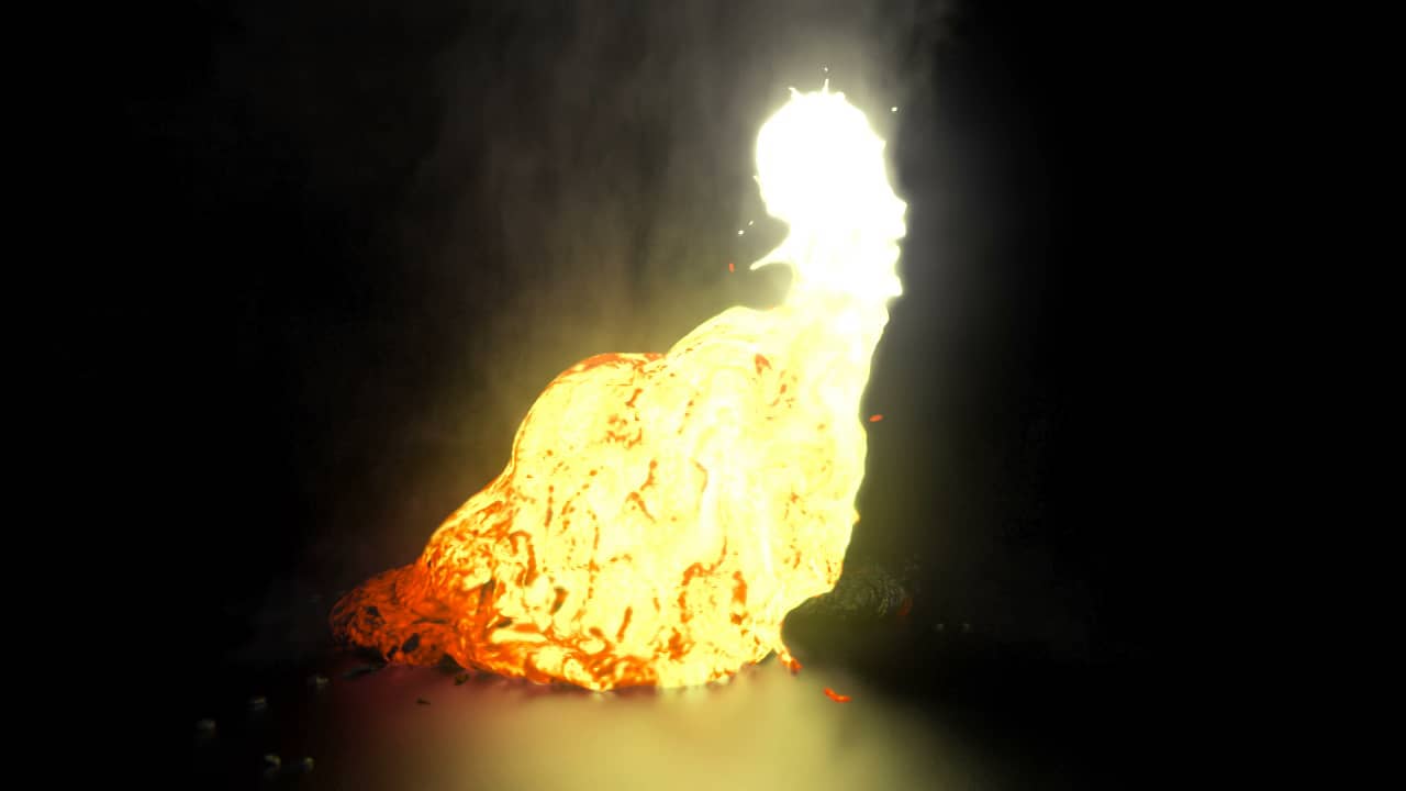 Lava Simulation in Houdini on Vimeo