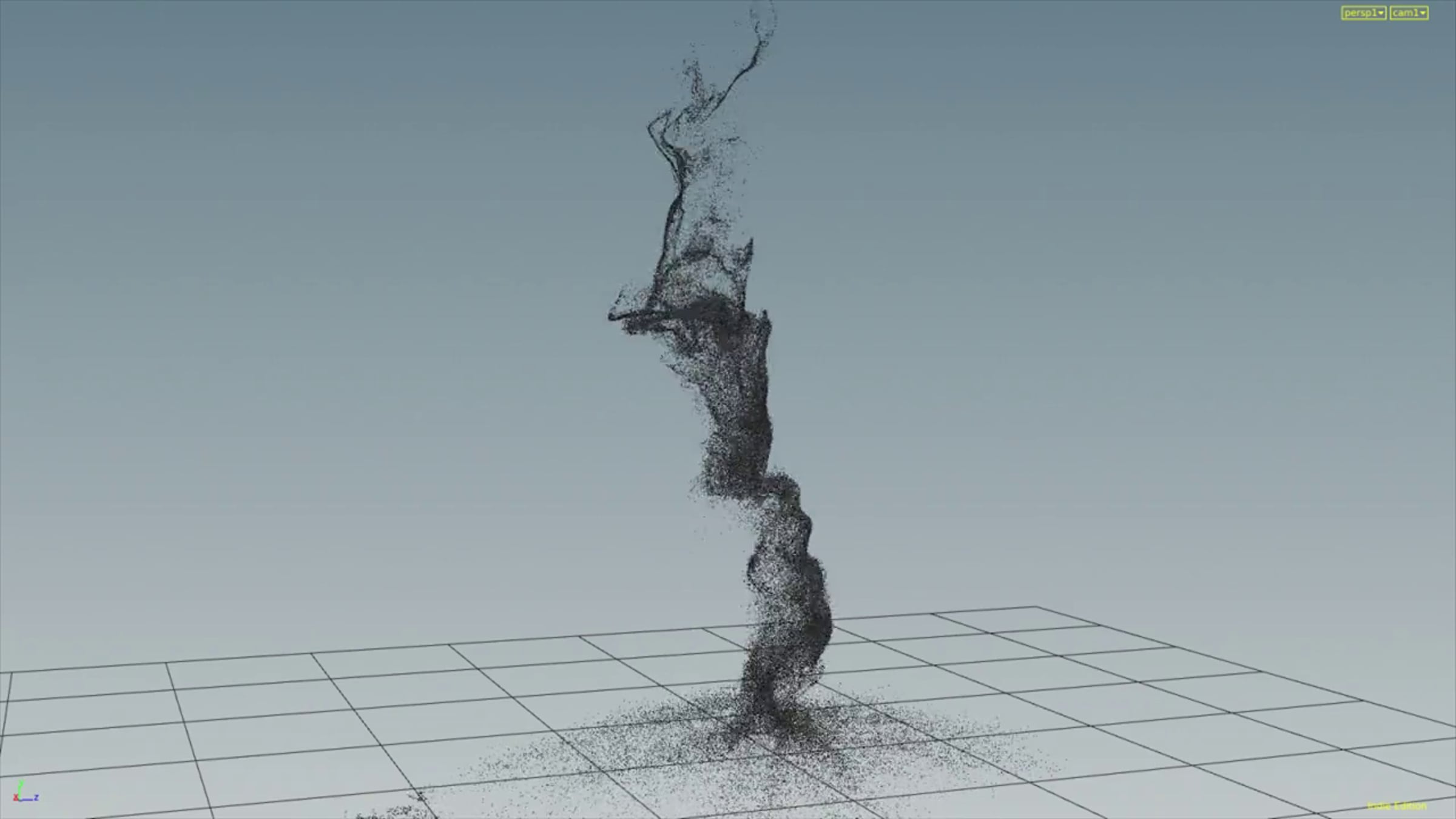 Houdini - Custom Velocity Vortex (scene file)