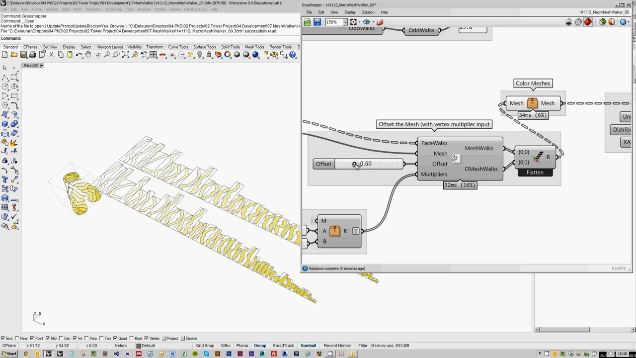 MeshWalker Algorithm