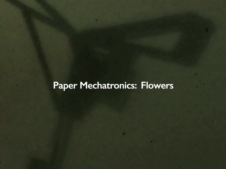 Paper Mechatronics: A Design Case Study for a Young Medium (IDC '15) on ...