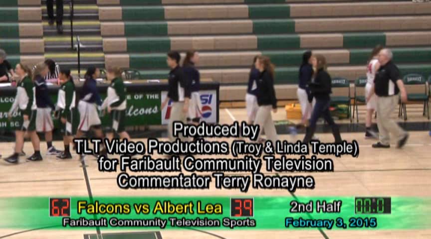Faribault Falcons Girls Basketball February 3rd 2015 on Vimeo