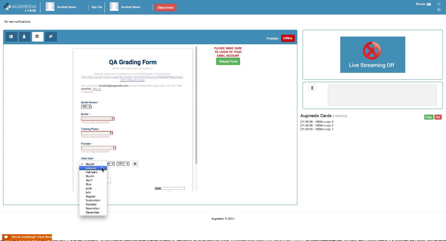 QA Grading Form on Vimeo