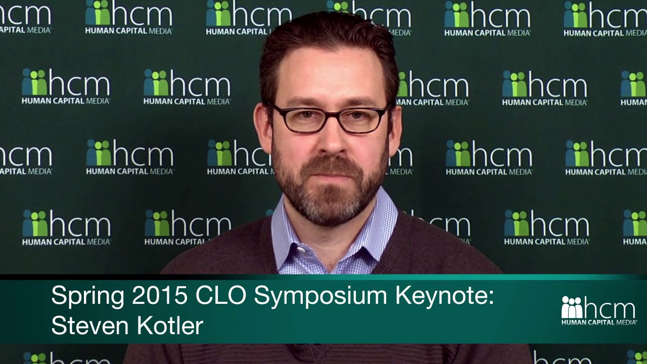 Spring 2015 CLO Symposium Keynote: Steven Kotler on Vimeo