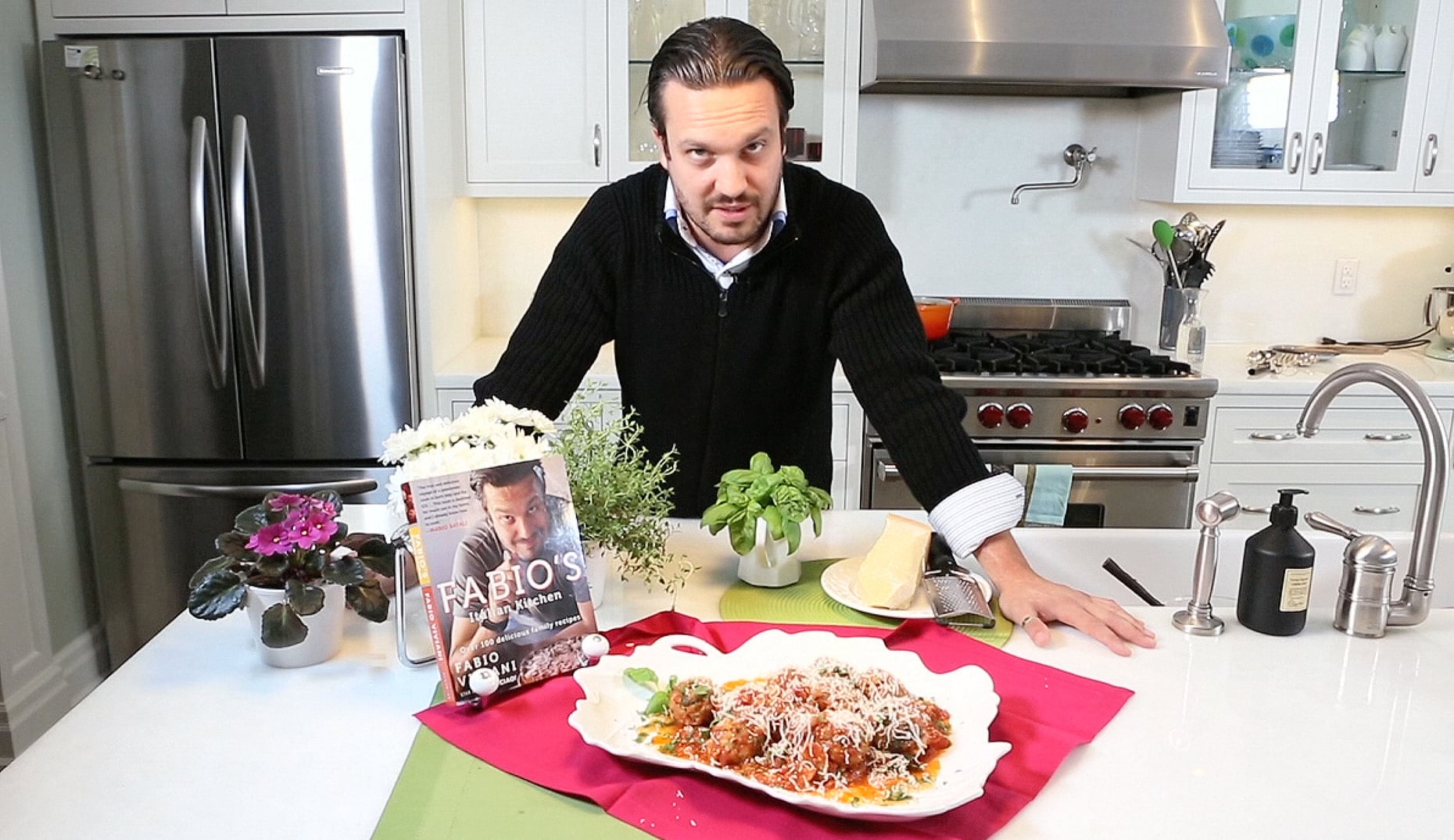 Fabio Viviani - Meatball Recipe on Vimeo