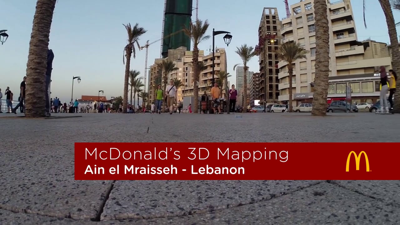 McDonald's® Lebanon '3D Video Mapping' on Vimeo