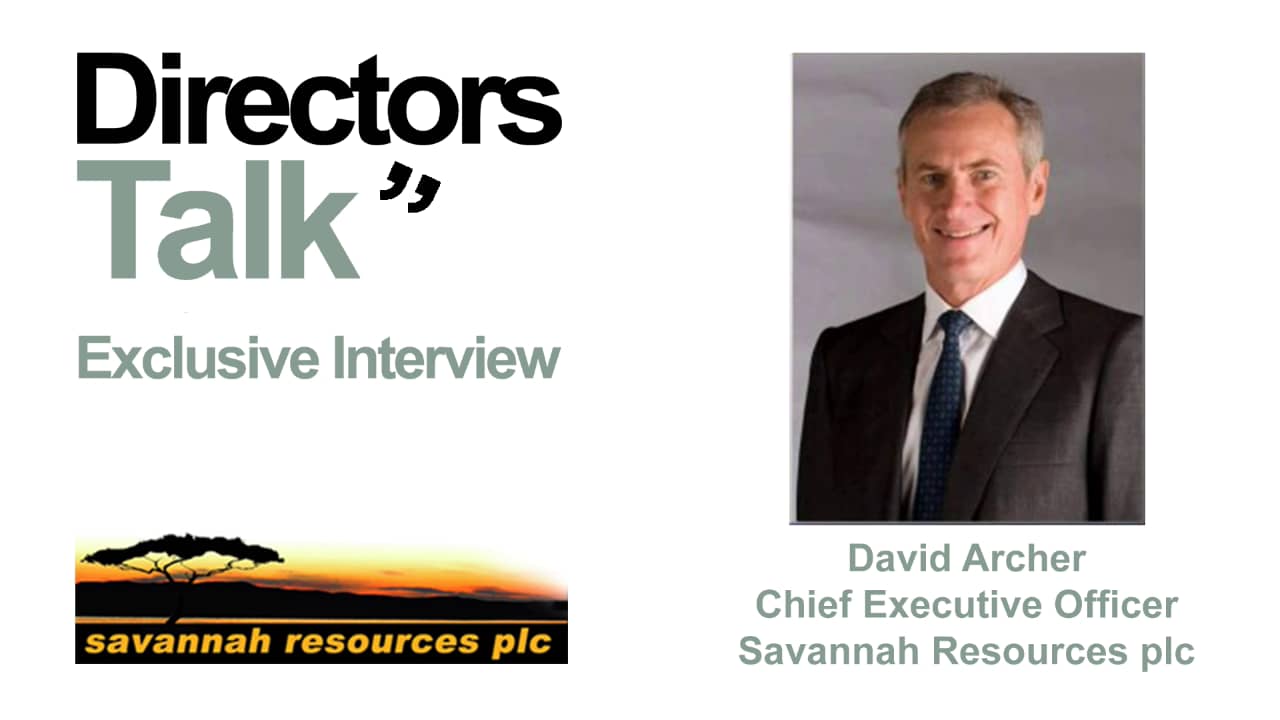 David Archer CEO Savannah Resources plc on Vimeo