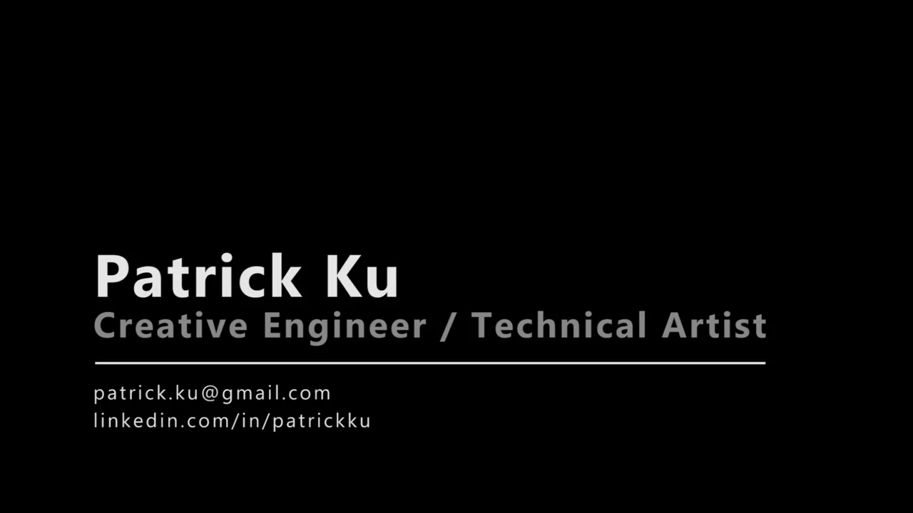 Patrick Ku Reel/Portfolio on Vimeo