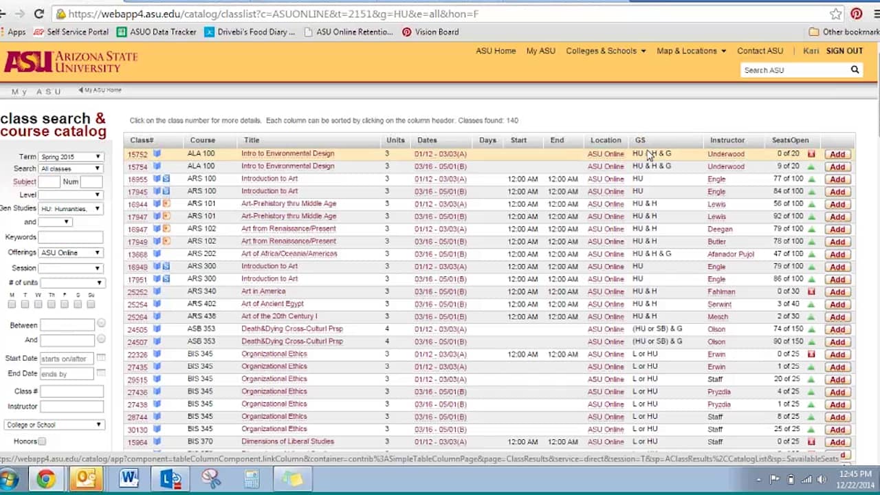 DARS and Class Search on Vimeo