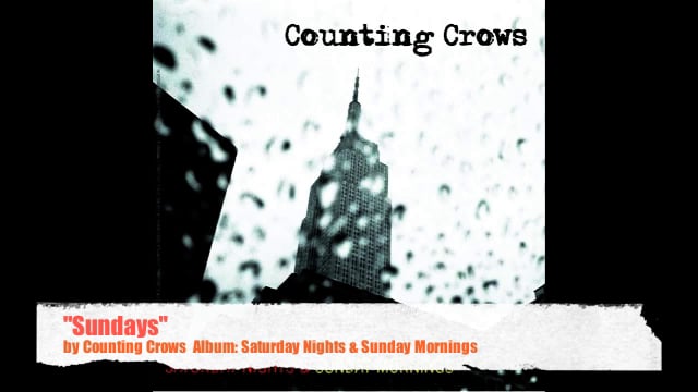 Counting Crows Sundays on Vimeo