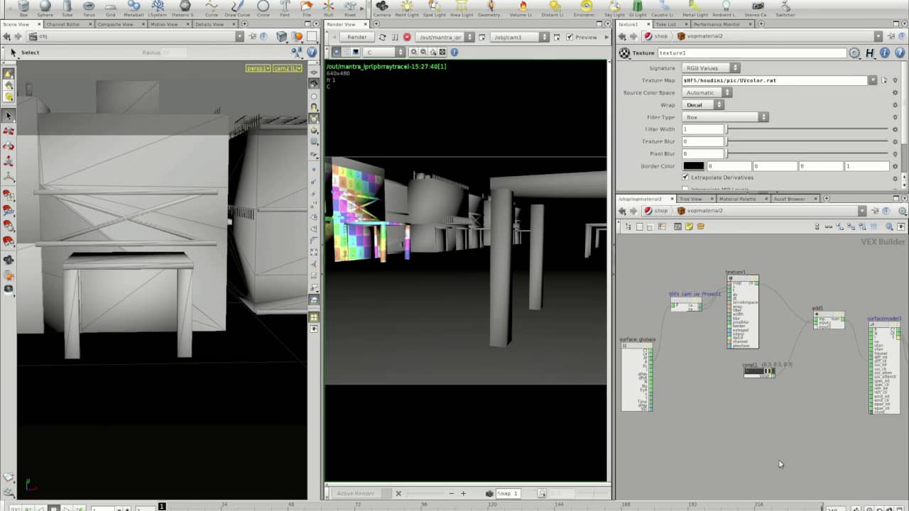 Houdini Uv Camera projection otl on Vimeo